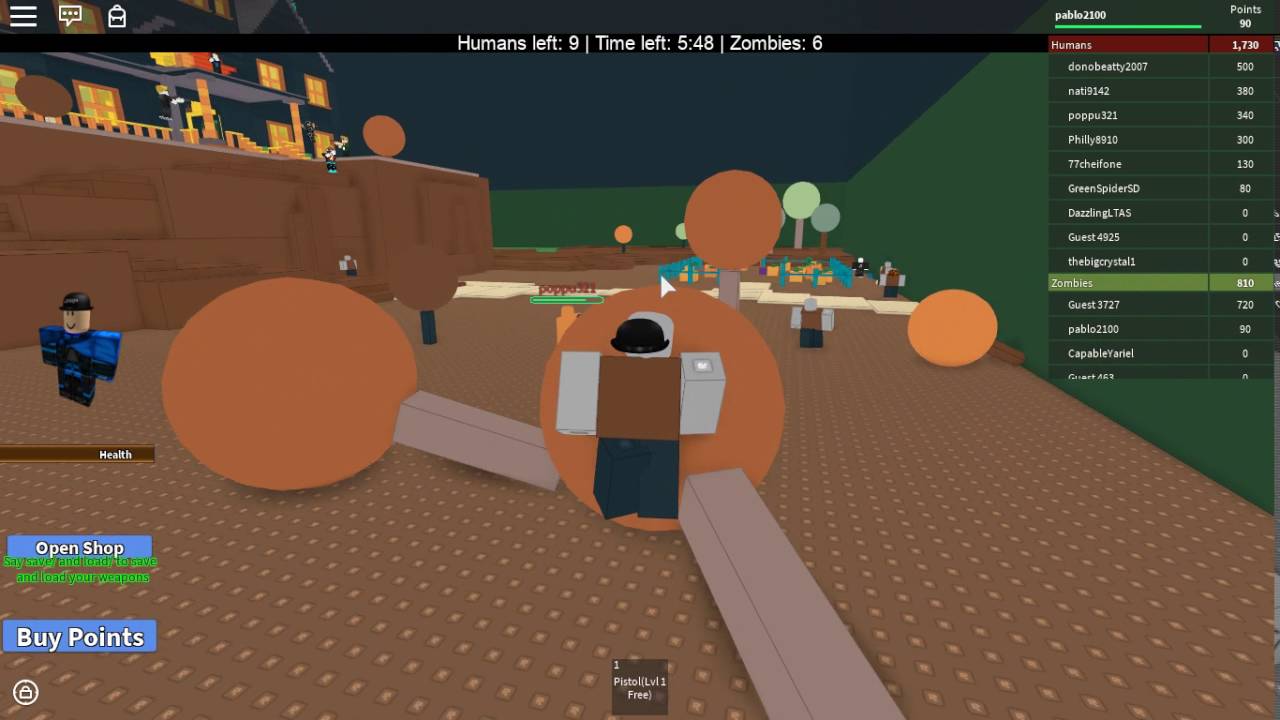 PABLO ROBLOX SURVIVE THE GIANT ZOMBIE 2 - YouTube