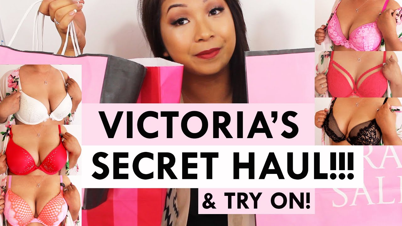 Victorias Secret Haul Bras And Thongs Try On June 14 2016 Youtube