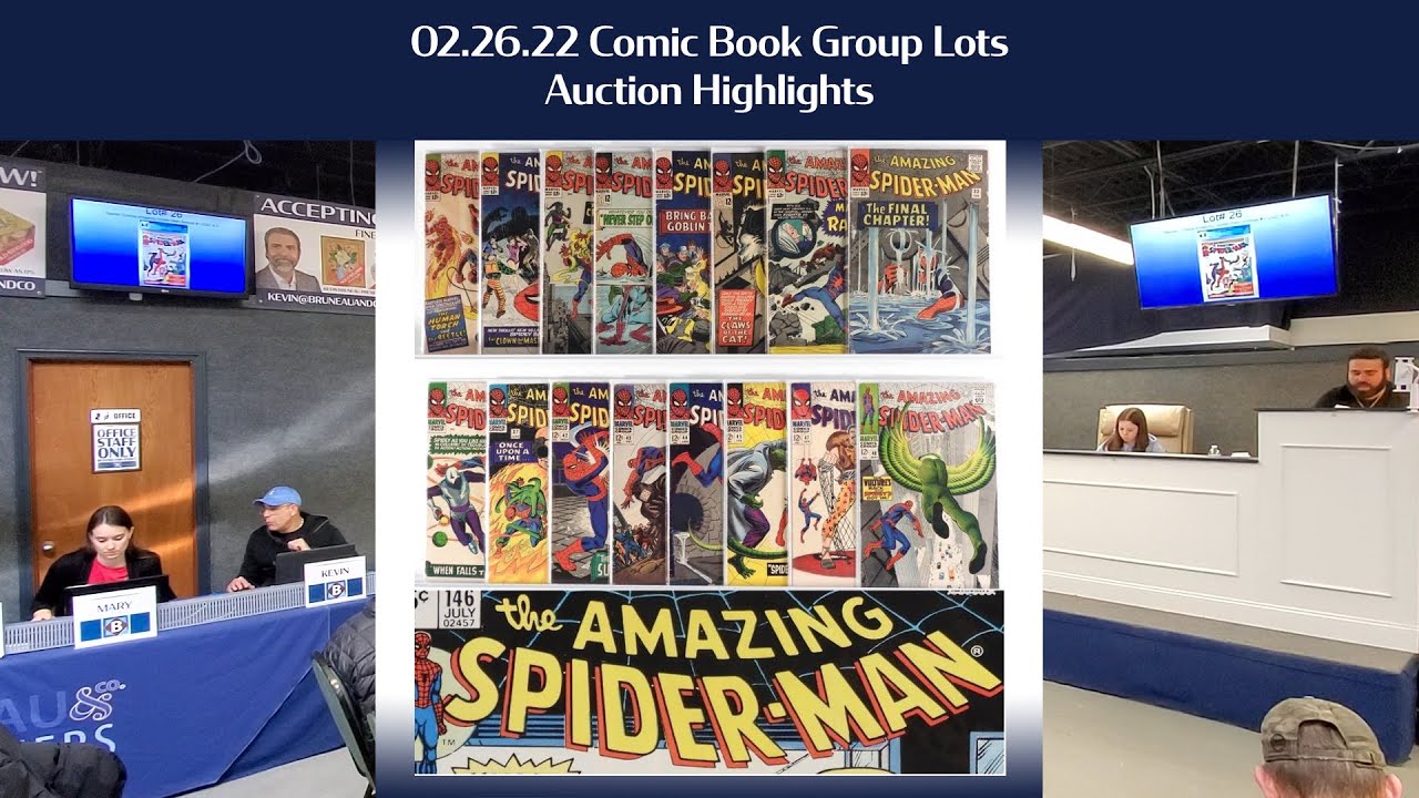 02.26.22 Comic Book Groups Auction Highlights - YouTube
