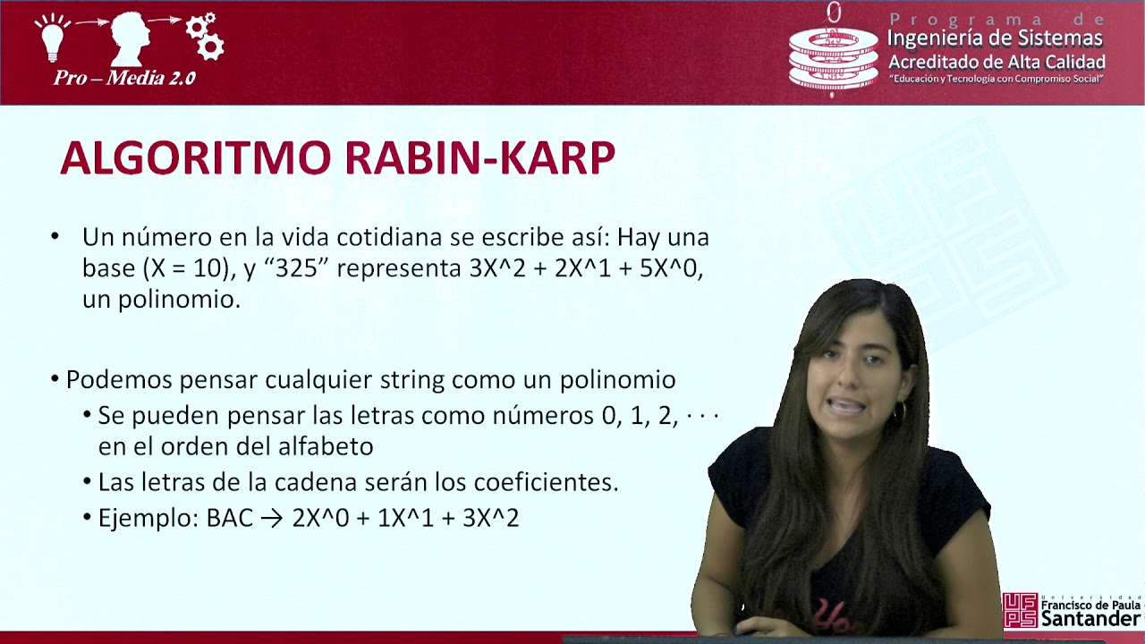 Algortimo Rabin Karp - YouTube