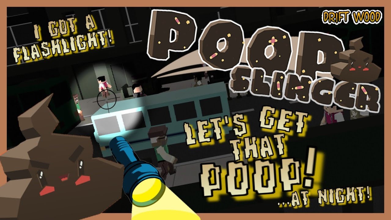 Let's Get That Poop... at Night! | Poop Slinger - YouTube