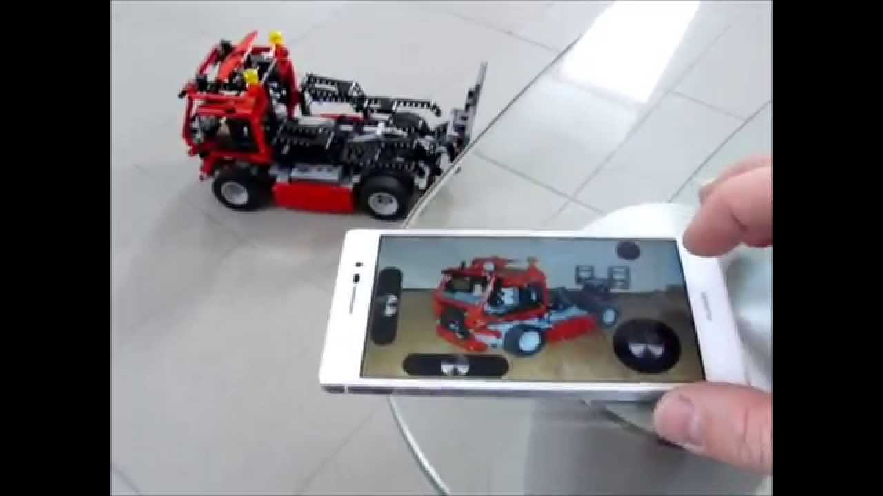 Lego Technic 8436 Full PF with SBrick by dokludi - YouTube