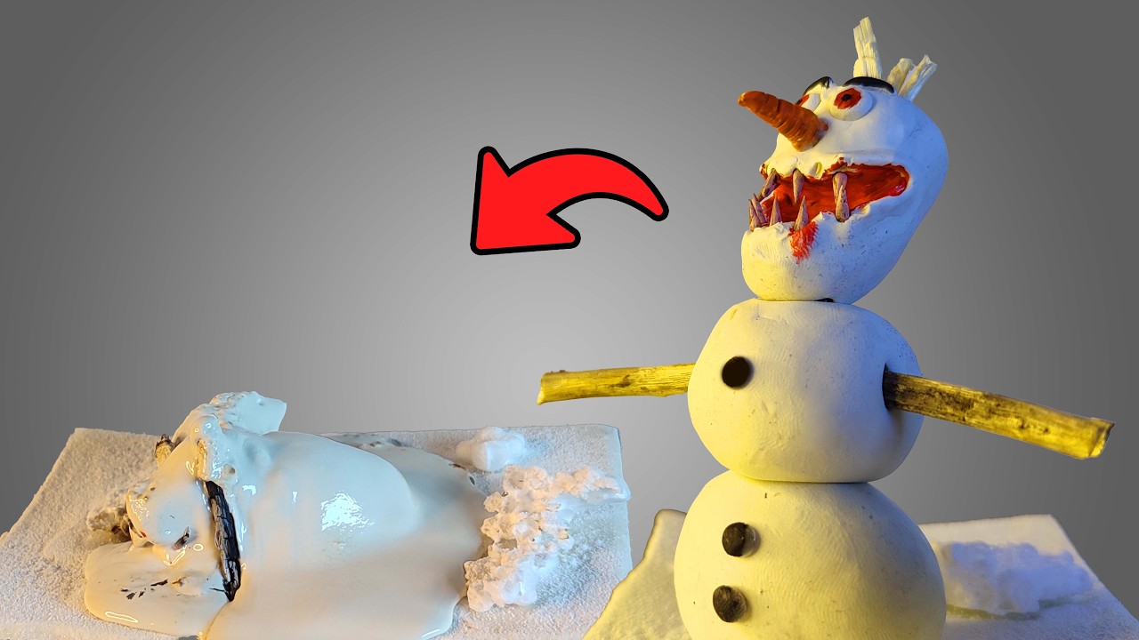 The Secret Behind Crafting and Melting Olaf - YouTube