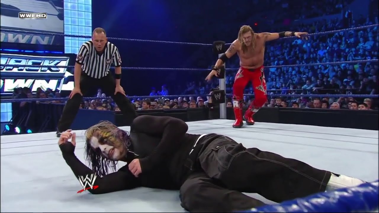 Jeff Hardy vs Edge Smackdown 02/20/2009 highlights - YouTube
