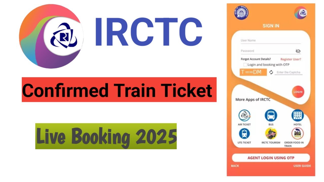 IRCTC se ticket kaise book kare | How to book train ticket in irctc ...
