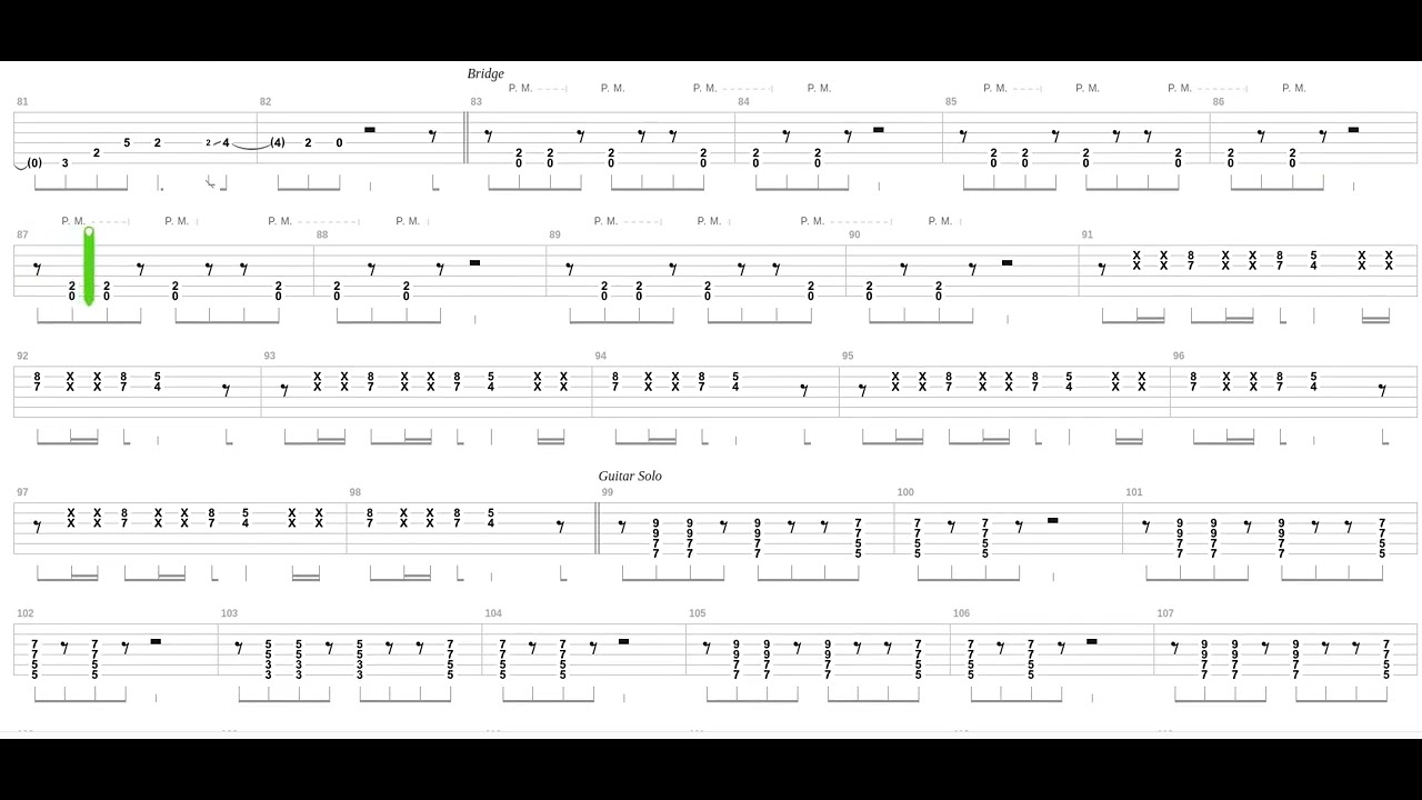 Beat It Tab by Michael Jackson + Guitar only + Guitar tab - YouTube