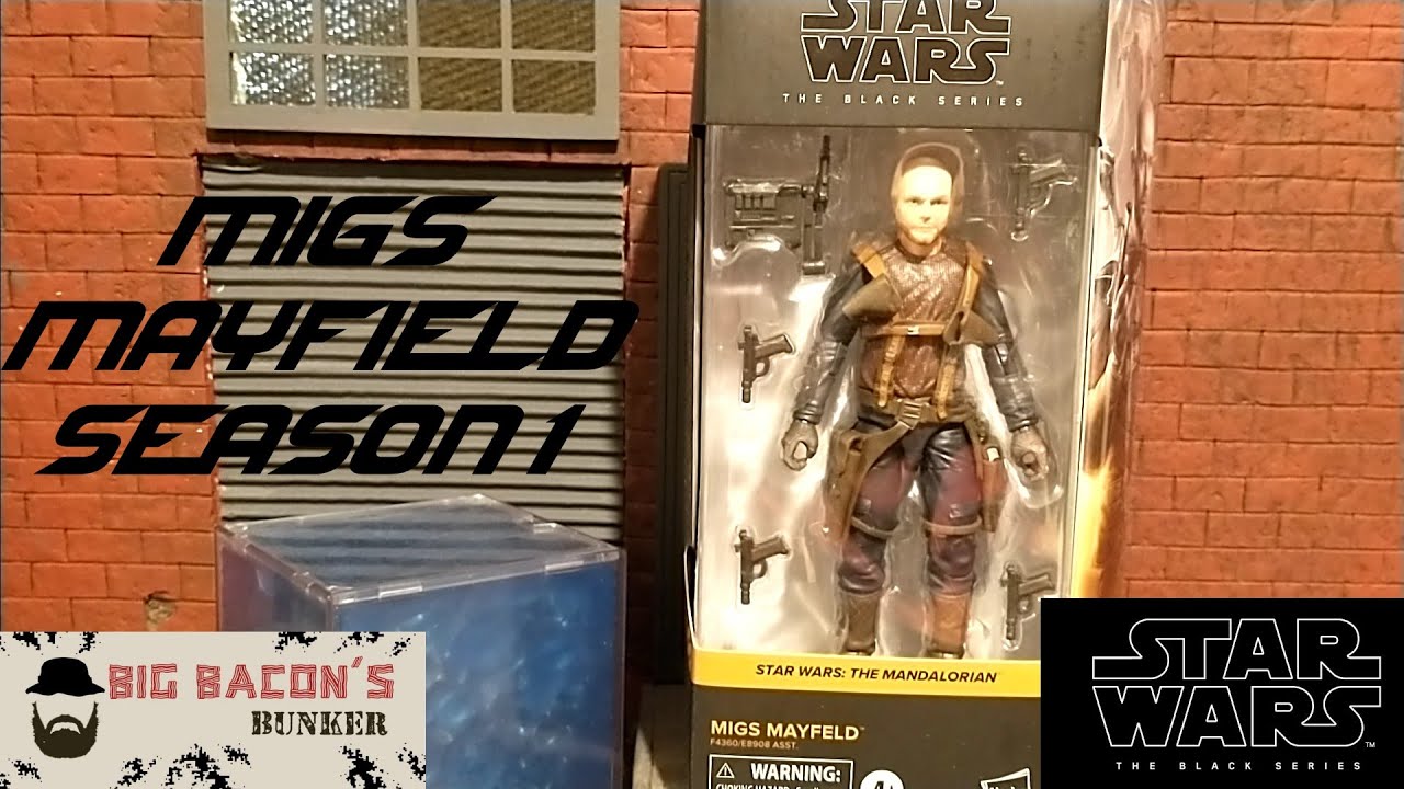 Star Wars Black Series, Mandalorian Season 1 Migs Mayfeld - YouTube