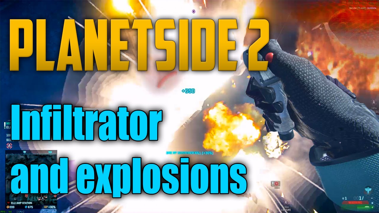 Infiltrator, mines and C-4 all in Planetside 2 [1080p 60fps] - YouTube