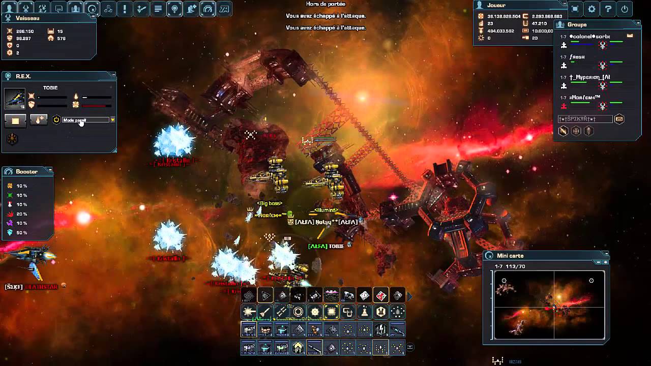 Darkorbit Fr4 Sortie de clan en vengeance - YouTube