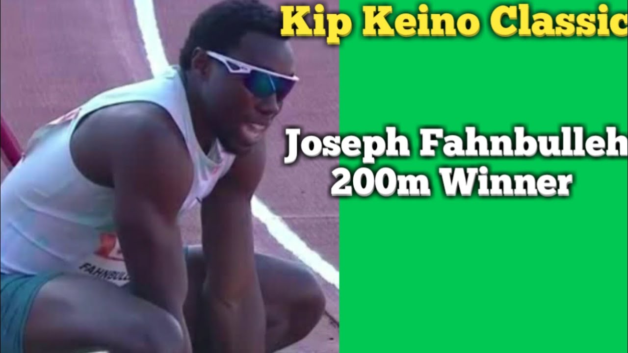 Joseph Fahnbulleh Smashes Men 200m Victory In Kip Keino Classic 2025 ...