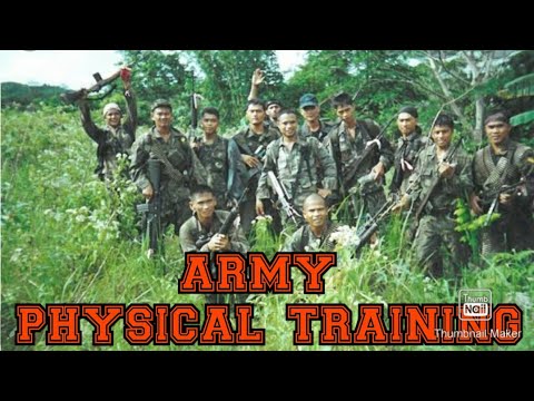 PHYSICAL TRAINING IN THE PHILIPPINE ARMY - YouTube