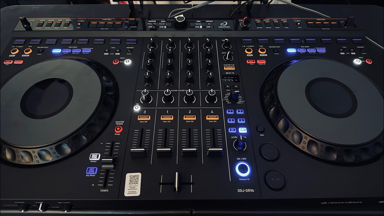 DDJ-GRV6 Techno Mini Mix - YouTube