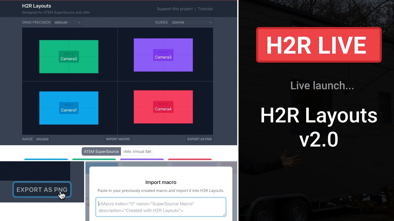 H2R Layouts - Live launch of version 2.0 // H2R Live - YouTube