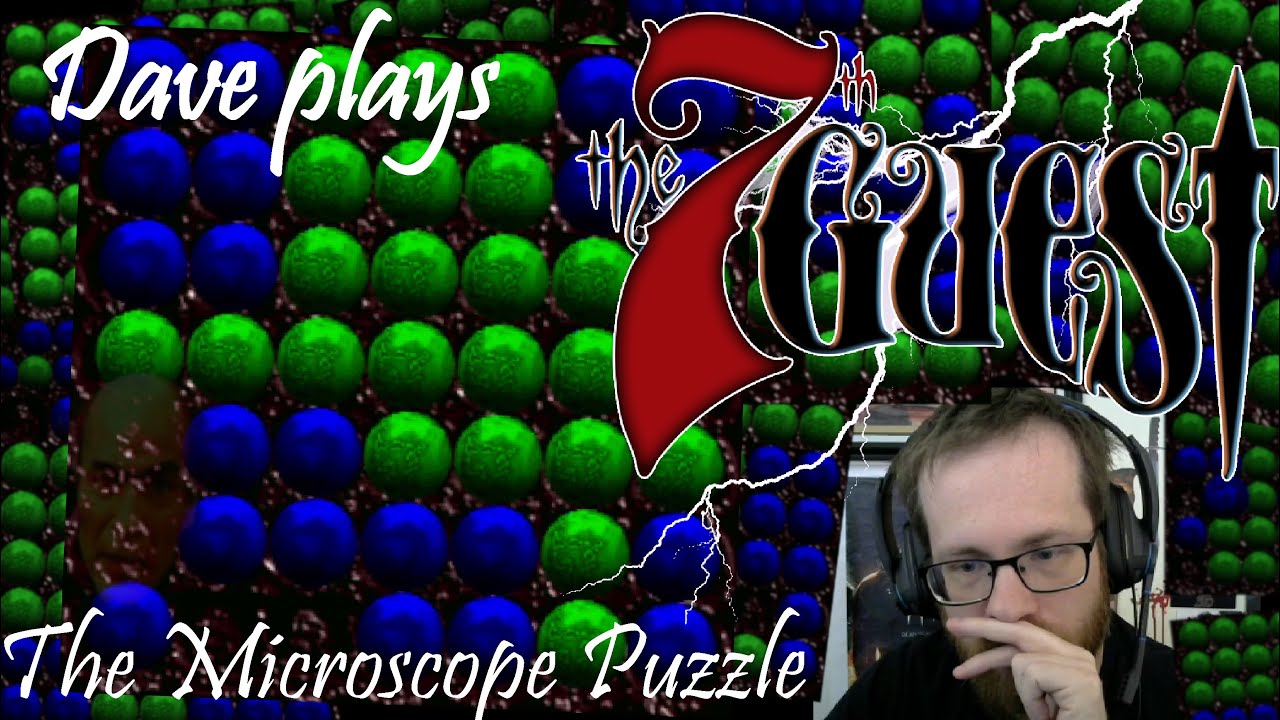 Dave plays The 7th guest (Part 3: The Microscope Puzzle) - YouTube