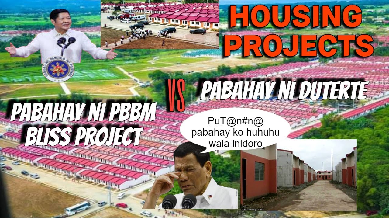 PBBM VS DUTERTE HOUSING PROJECTS#fyp #fypage #pbbm #BBM#marcosloyalist ...