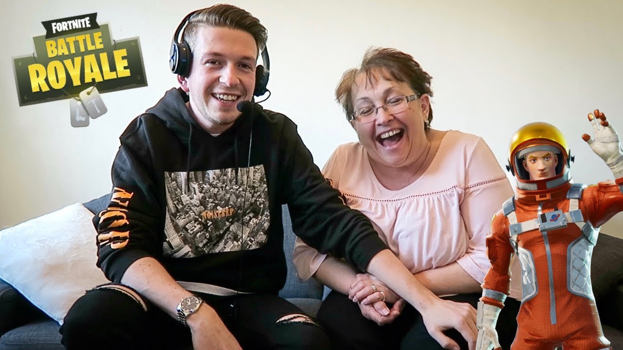 Playing Fortnite With Mum Youtube