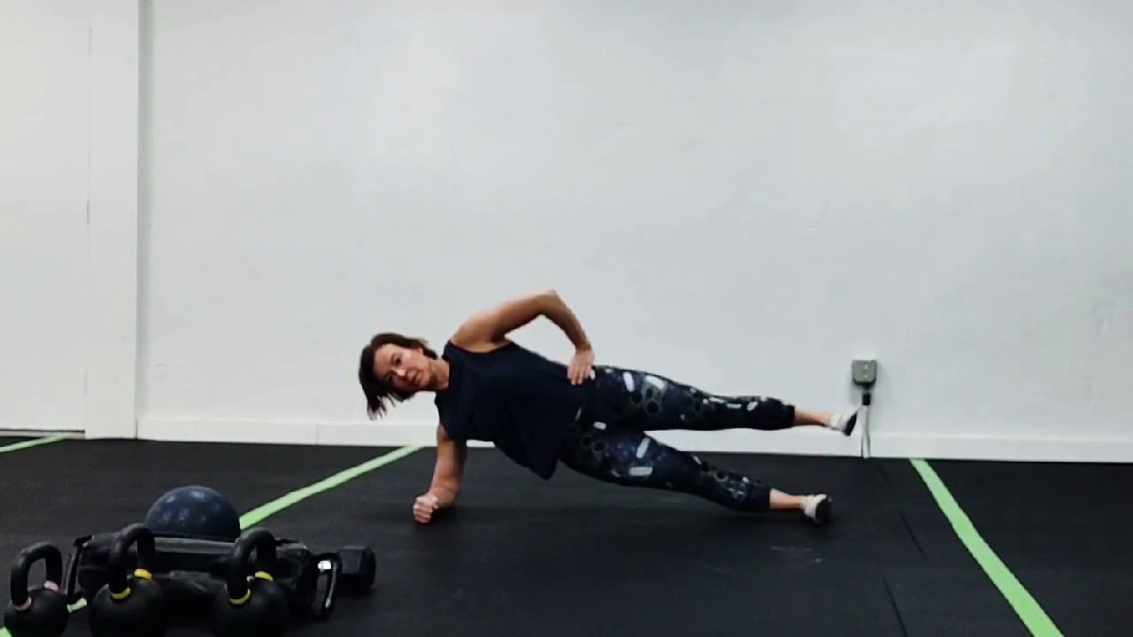 Side Plank Leg Lift - YouTube