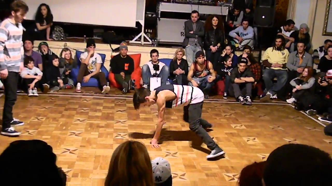 bboy NeMo vs bboy LeiTo - georgian break dance 2014 - YouTube