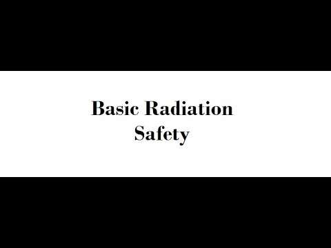 Basic Radiation Safety - YouTube