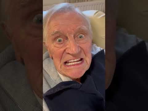 Grandad has an old fashioned Liver dinner
