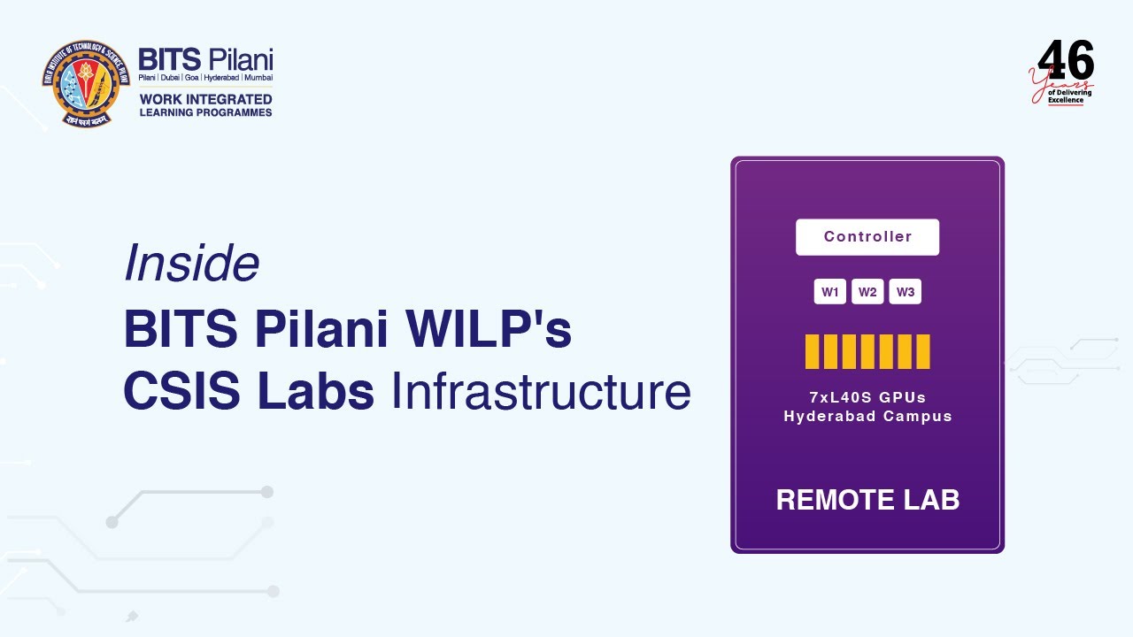 Discover BITS Pilani WILP's CSIS Remote Labs | Prof. Seetha ...