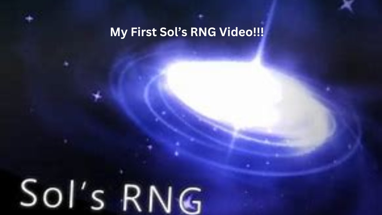 My First Sol's RNG Video!!! - YouTube