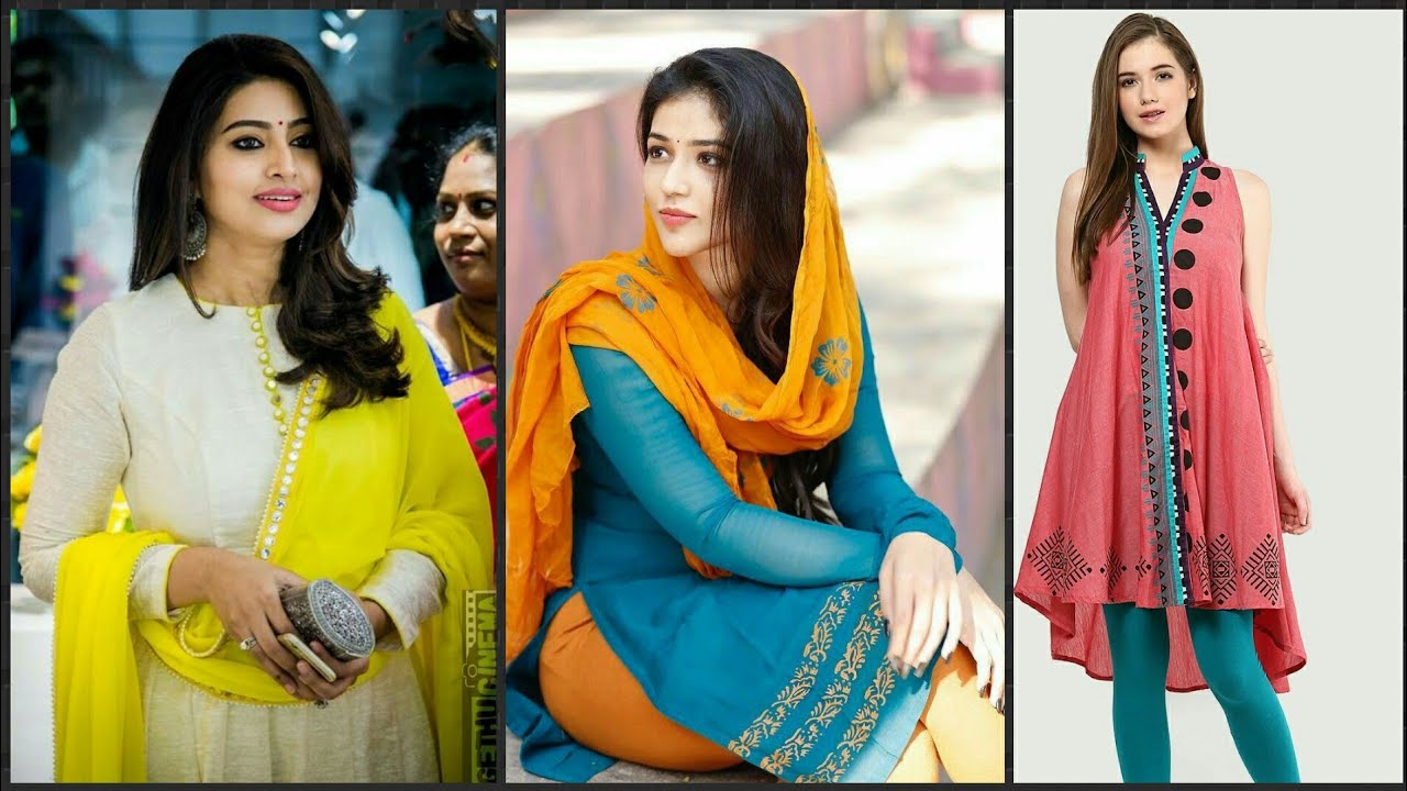 Top Trendy Colour Combination Idea's For Suit Kurti||Colour Combination ...