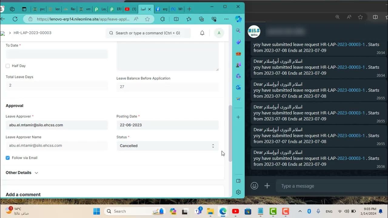 ERPNext-WhatsApp Integration using Pabbly Connect Webhookشرح بالعربى - YouTube