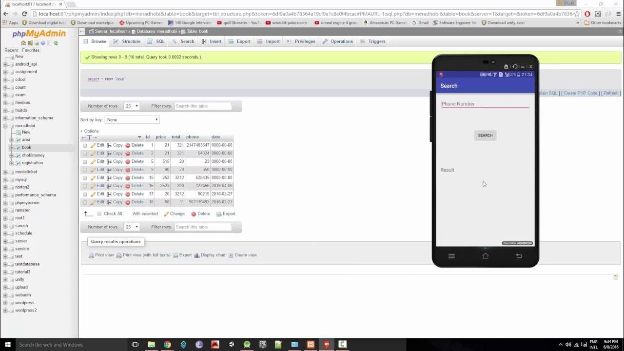 FreebiesLearning.net ANDROID TUTORIAL RETRIEVE MYSQL DATA EDITTEXT AND DISPLAY IN TEXTVIEW - YouTube