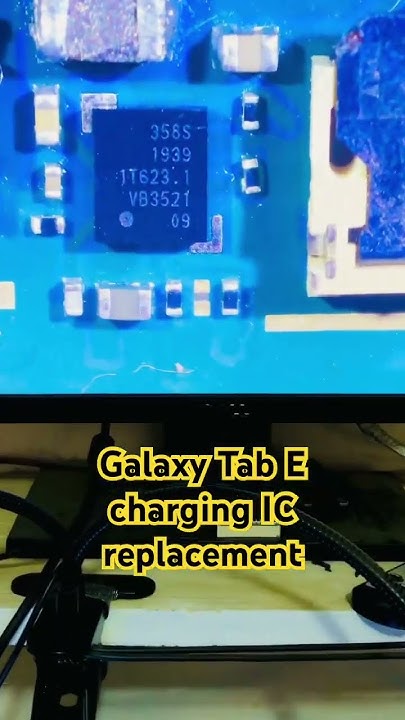 Galaxy Tab E charging IC replacement #phonerepair #phonerepairing #repair #fix - YouTube