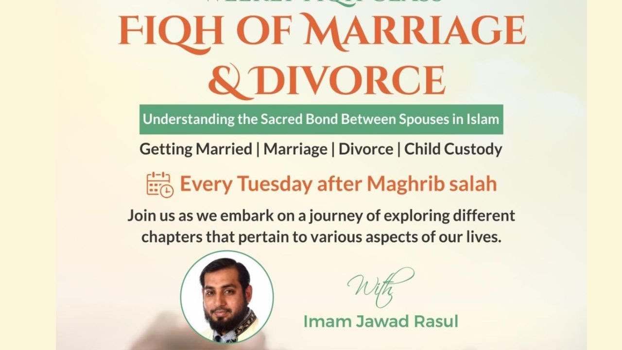 Pre-Marriage Background Check - Fiqh of Marriage & Divorce | Episode 2 ...