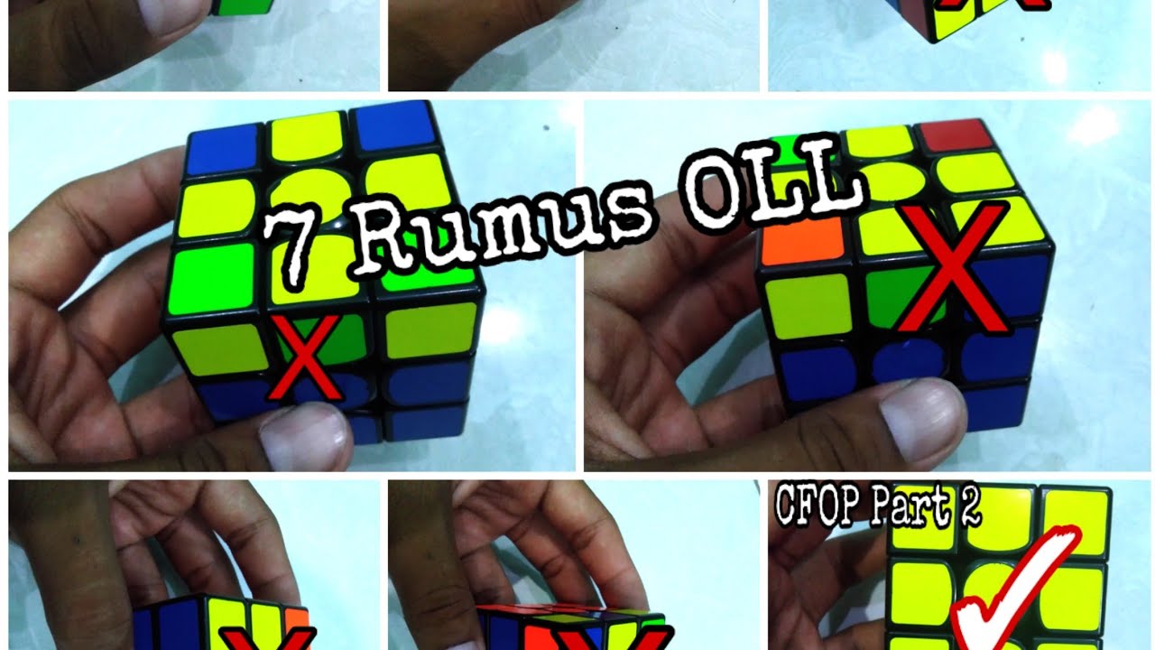 7 RUMUS OLL MUDAH - CFOP PART 2 - YouTube
