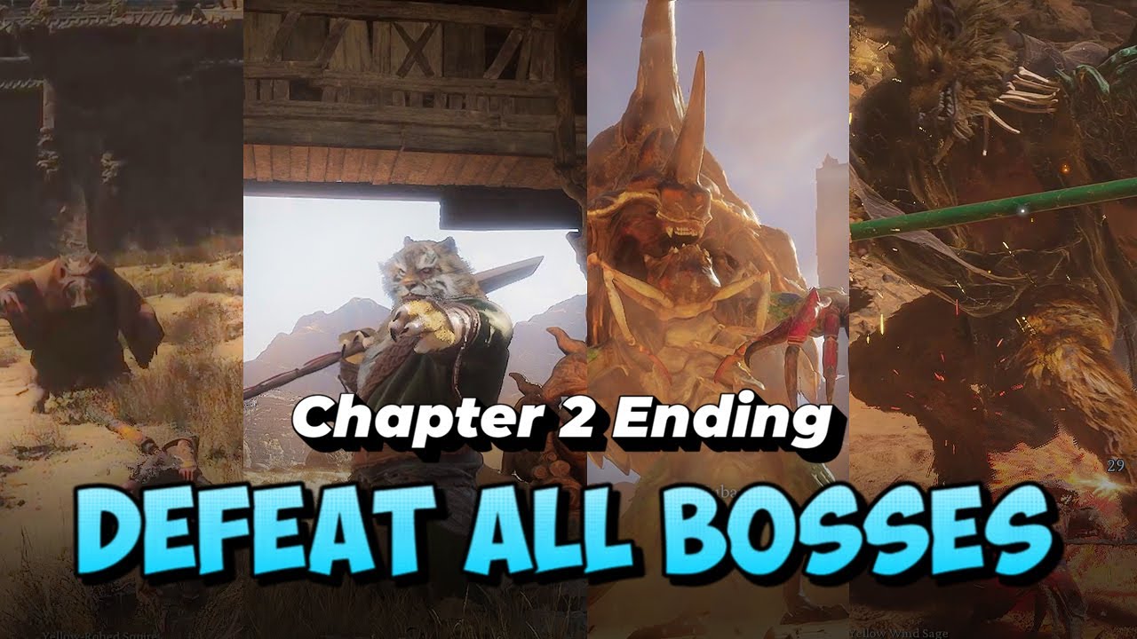 Wukong Chapter 2 Ending Bosses | Easy Way to Kill Bosses in Wukong ...