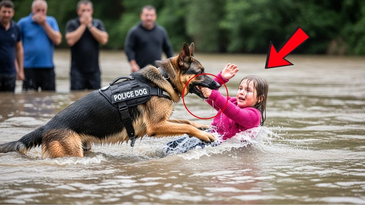 A Little Girl Sheltered A Police Dog, and One Year Later, a Neighbor ...