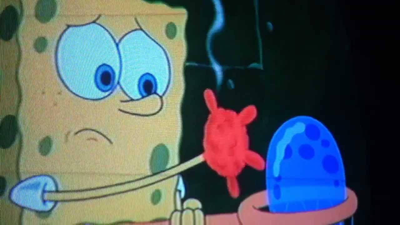 Spongebob's hand gets fried! OUCH! - YouTube