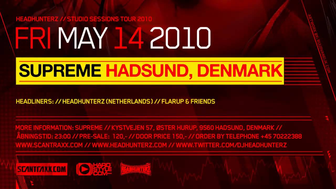 Headhunterz - Studio Sessions - Supreme Hadsund (DK) - YouTube