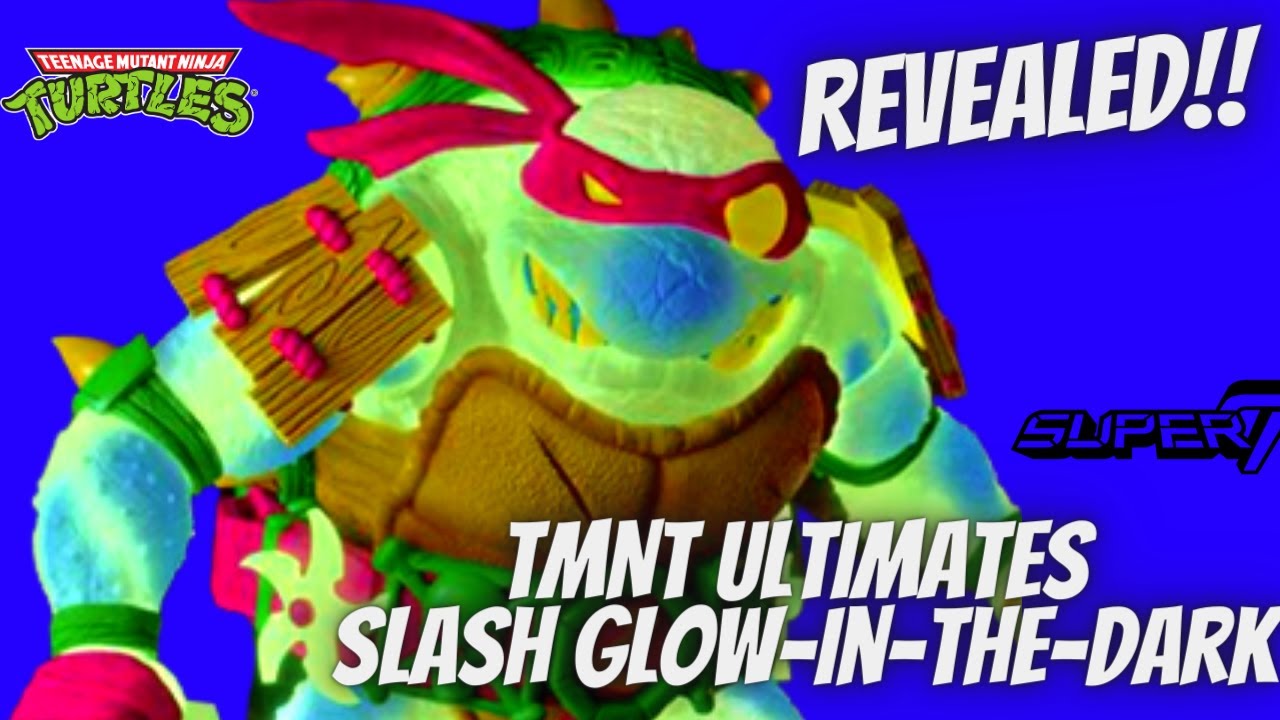 TMNT Ultimates Slash Glow-In-The-Dark Figure Revealed By Super!! - YouTube