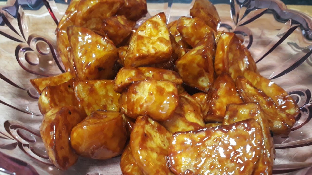 Caramelized Sweet Potatoes/ Kamote que /Panlasang Pinoy... - YouTube