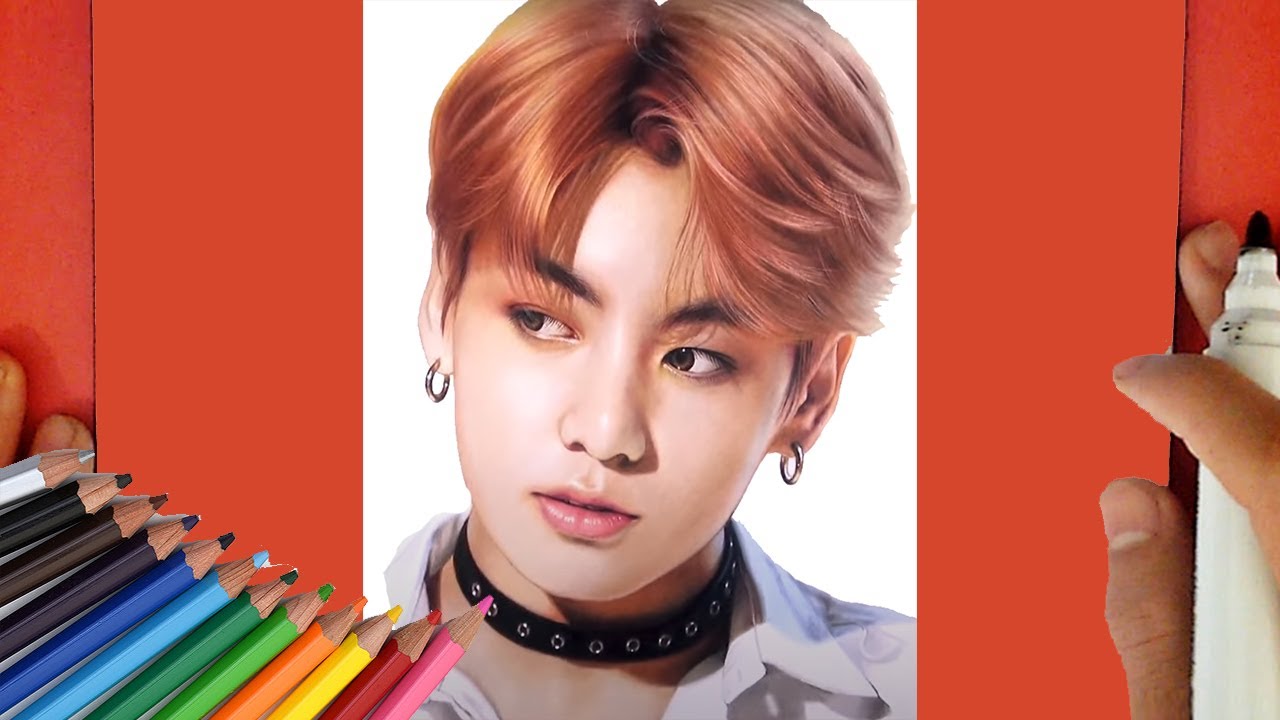Drawing BTS: Jungkook 정국 - YouTube