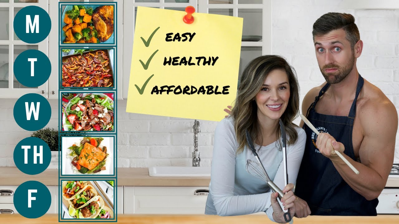 Couple's Weekly Meal Plan: Healthy, Easy, and Affordable! - YouTube