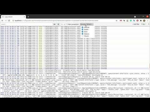 LogViewer demo (2021-11-17) - YouTube