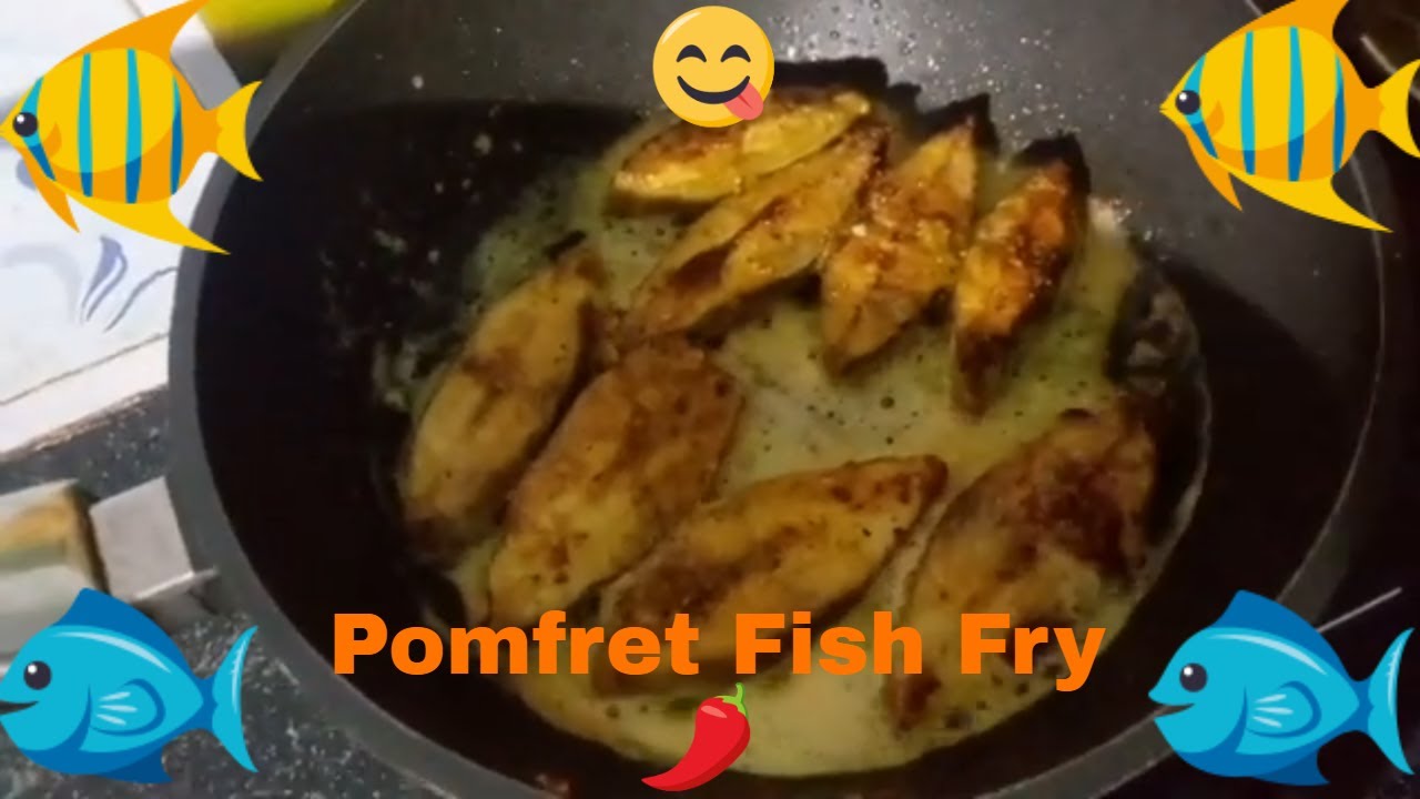 Vaval Fish Fry - Pomfret Fry - Tasty & Simple Dish - YouTube