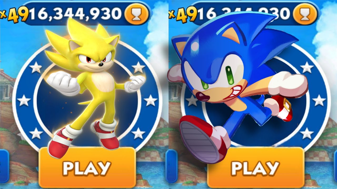 Sonic Dash - Super Sonic VS Beta Sonic _ Movie Sonic vs All Bosses Zazz ...