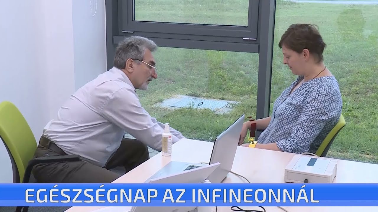 Egészségnapot rendeztek az Infineon Technologies Cegléd Kft.-nél - YouTube
