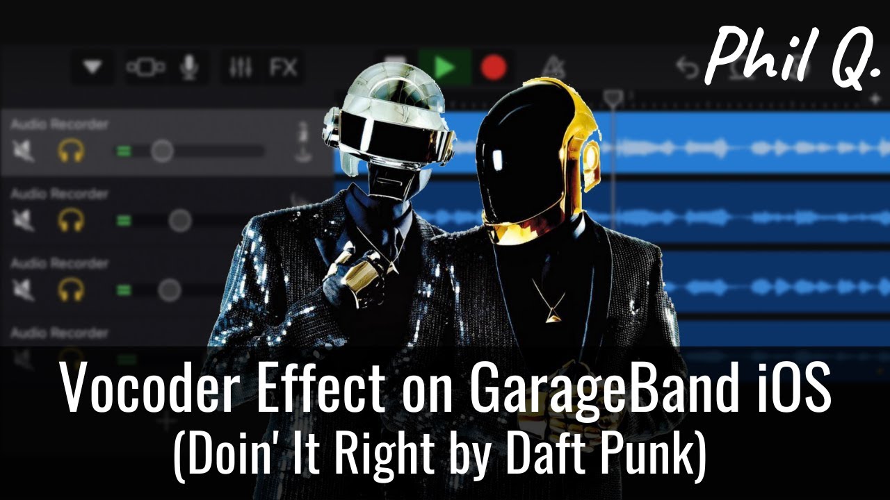 Vocoder/Robot Vocals On GarageBand iOS (Doin' It Right by Daft Punk ...
