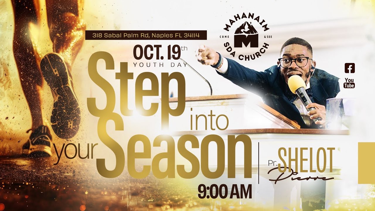 Step into your Season | 10.18.24 | Pastor Shelot Pierre | Mahanaim ...