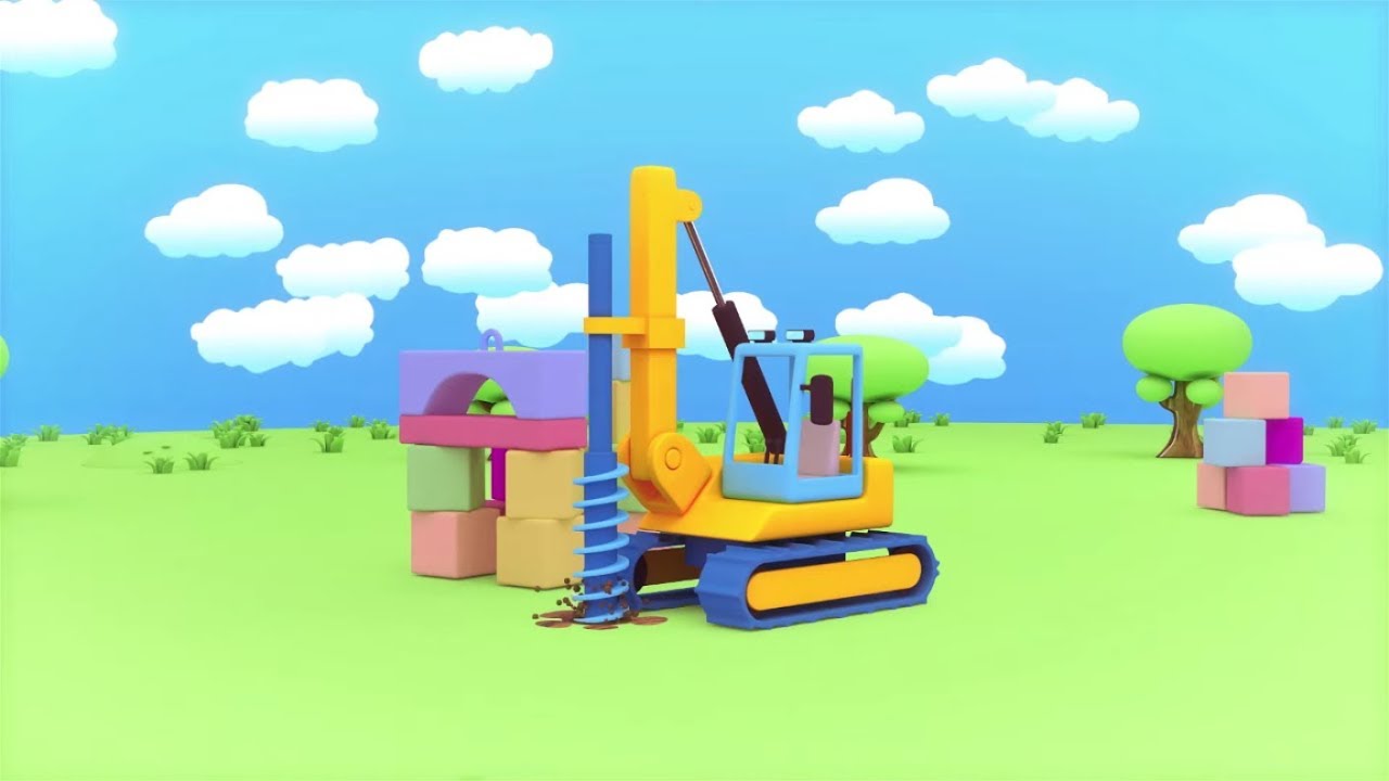 Cartoons For Toddlers - Cool Kit - Boring Machine (Ep.09) - Toy cars ...
