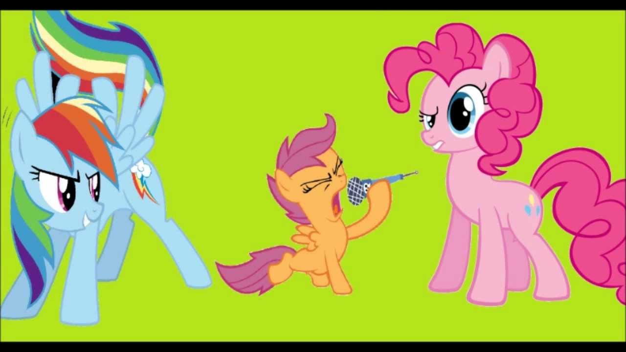 PL Pony Rap Battles 7 Pinkie Pie vs Rainbow Dash ft. Scootaloo - YouTube