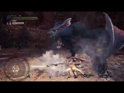 (MHWI-PC) Nargacuga Long Sword 3'26'' / 나르가쿠르가 태도 솔플 - YouTube