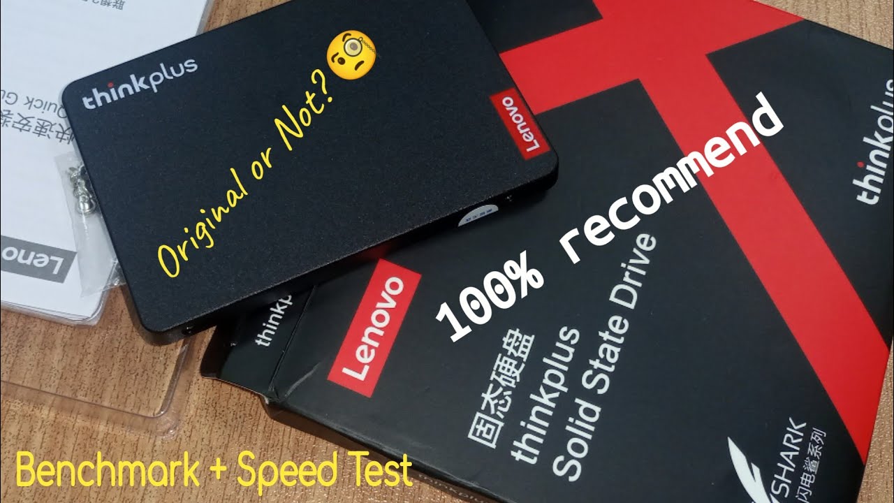 Original Lenovo ThinkPlus SSD | Unboxing | Benchmark | Speed Test | Ali ...